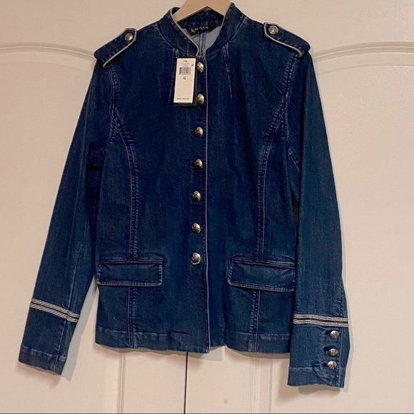 Ralph Lauren | Jackets & Coats | Ralphlaurendenim Military Button Up ...